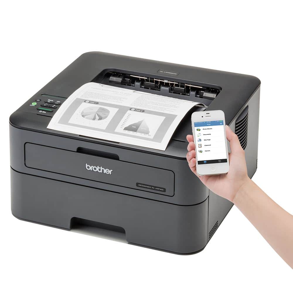 Snel printen met de HL-L2365 van Brother. Duplex en wireless printen.