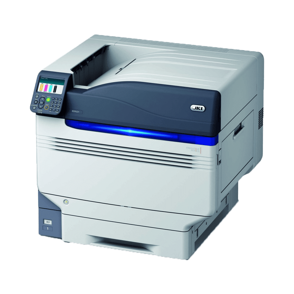 Oki es9541dn A3+ printer met wit en transparant